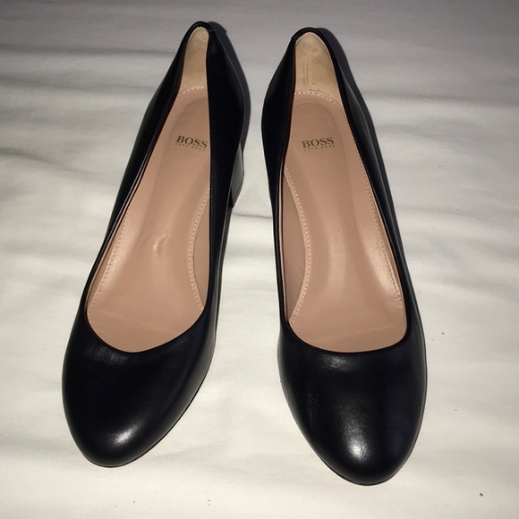 Hugo Boss | Shoes | Hugo Boss Black Pumps Size 395 Eu Us 9 | Poshmark